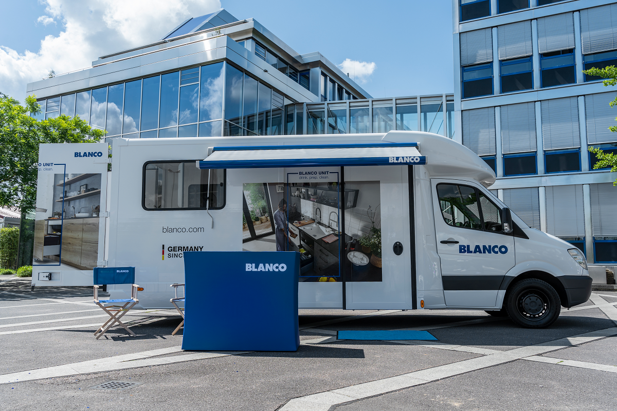 DAKE muestra las novedades de BLANCO a través de un showroom itinerante ...