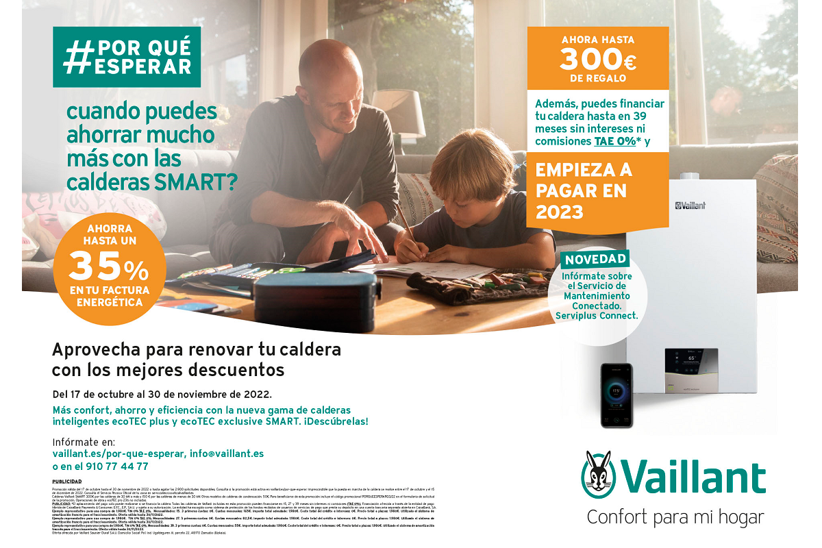 Vaillant regala hasta 300 euros por cambiar de caldera | IM Cocinas y Baños