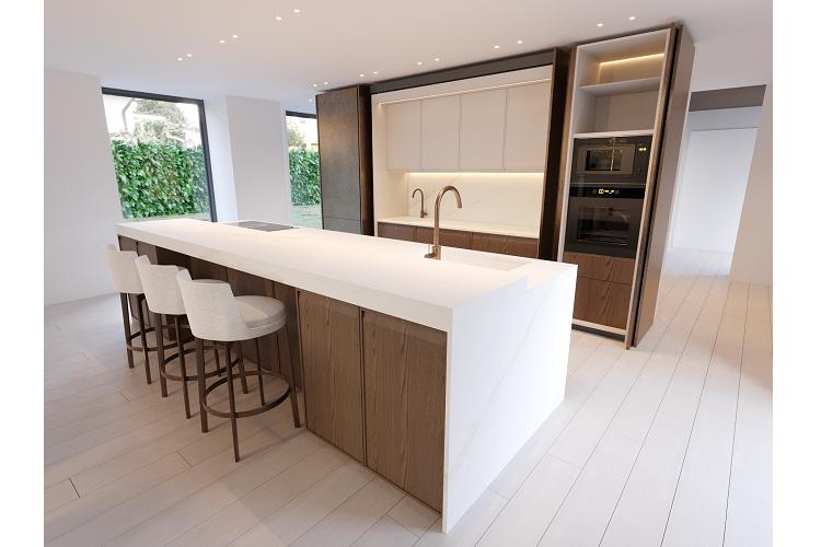 La cocina Ak_07 de Arrital como eje central de una vivienda en Catania ...